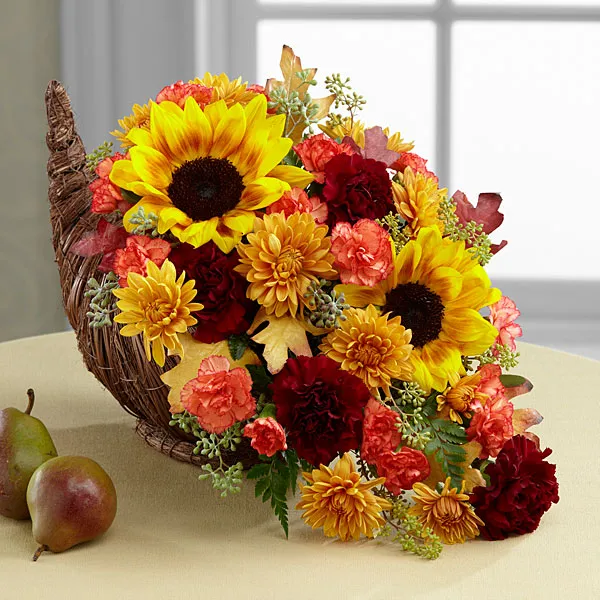 Fall Cornucopia - Royal Fleur Florist - Same Day Flower Delivery