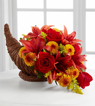 Harvest Cornucopia - Royal Fleur Florist - Larkspur, CA 94939