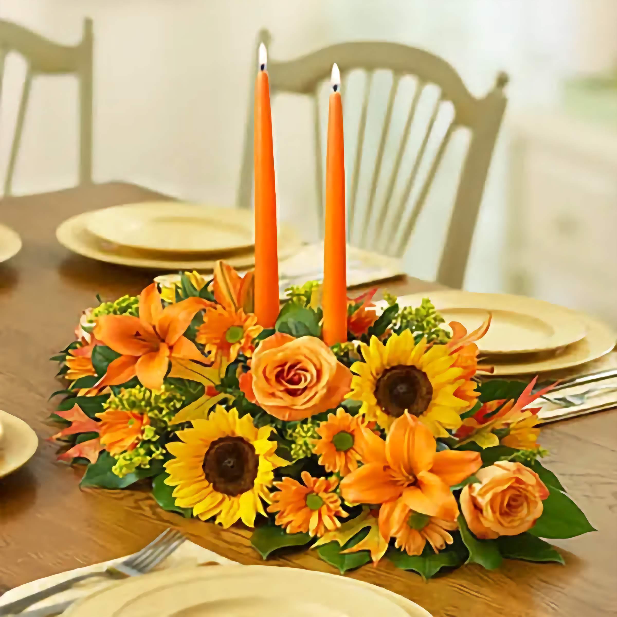 A Field of Europe For Fall Centerpiece - Royal Fleur Florist