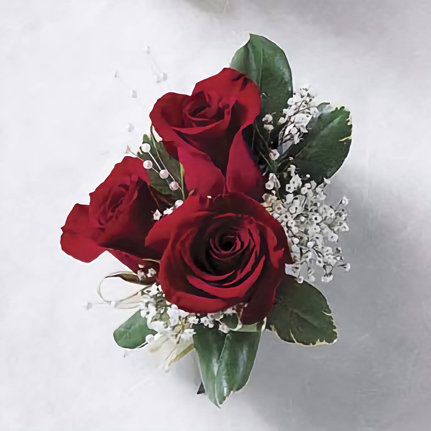 Red Rose Elegant Corsage - Royal Fleur Florist