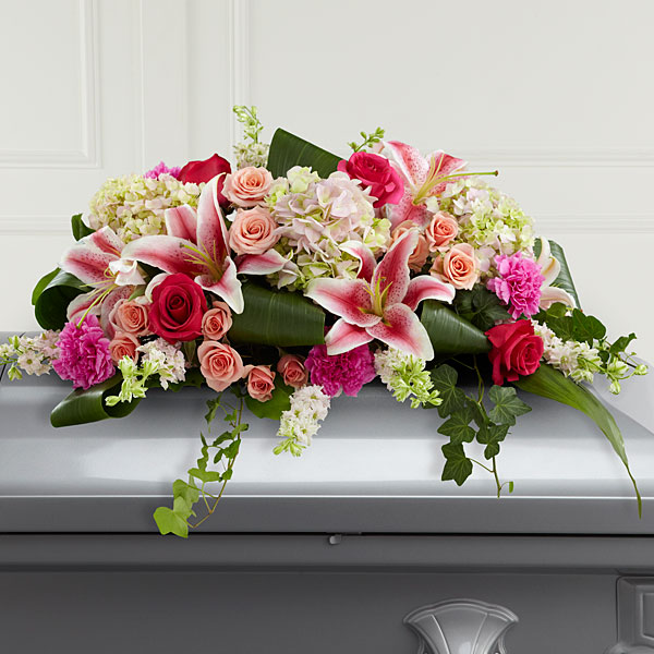 Splendid Grace Casket Spray - Royal Fleur Florist - Same Day Flower ...