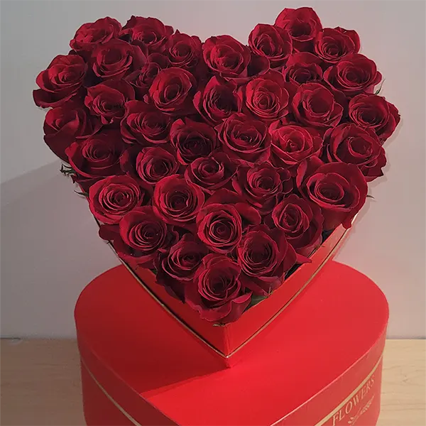 Cupid's Heart Bouquet - Royal Fleur Florist - Larkspur, CA 94939